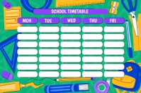School Timetable Template Design | PosterMyWall