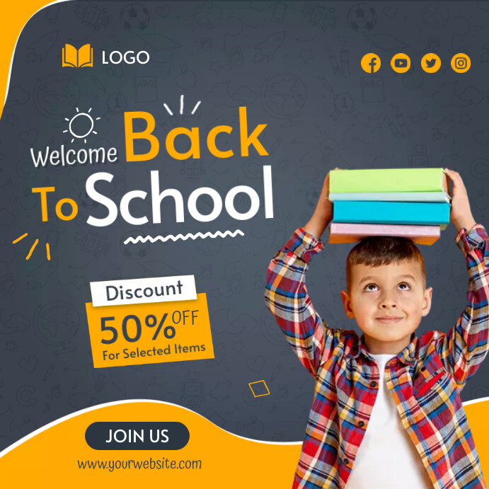 school5 Template | PosterMyWall