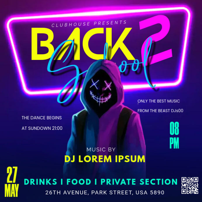 schoolparty.a Template | PosterMyWall