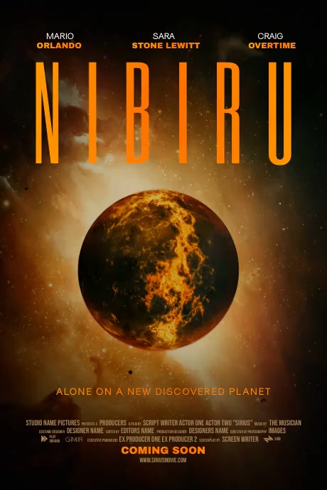 Sci Fi Movie Poster Template | PosterMyWall