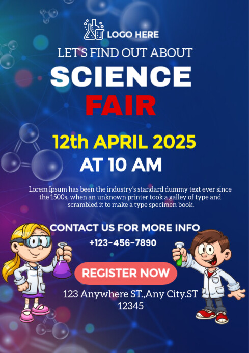 Copy of Science fair | PosterMyWall