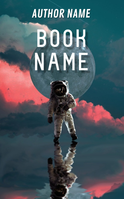 Copy of science fiction Book Cover design template | PosterMyWall