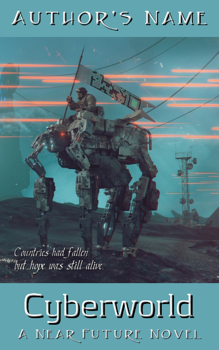 Science Fiction Ebook Cover - Cyberworld Template | PosterMyWall