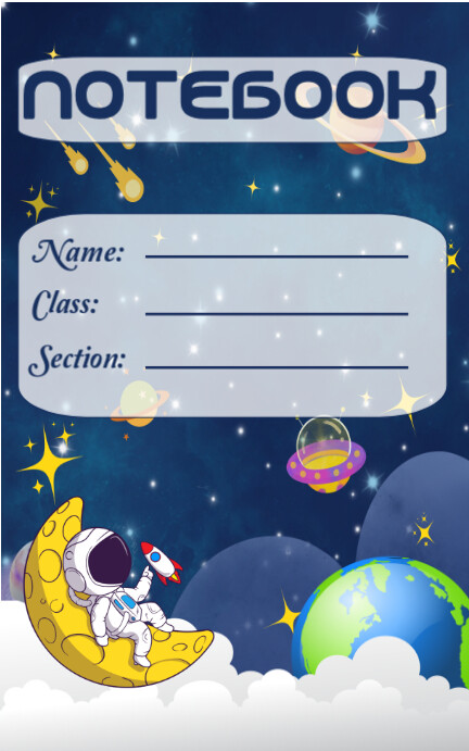 Copy of science kindle notebook cover template | PosterMyWall