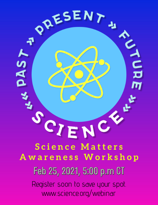 Science Matters Awareness Workshop Flyer Template | PosterMyWall