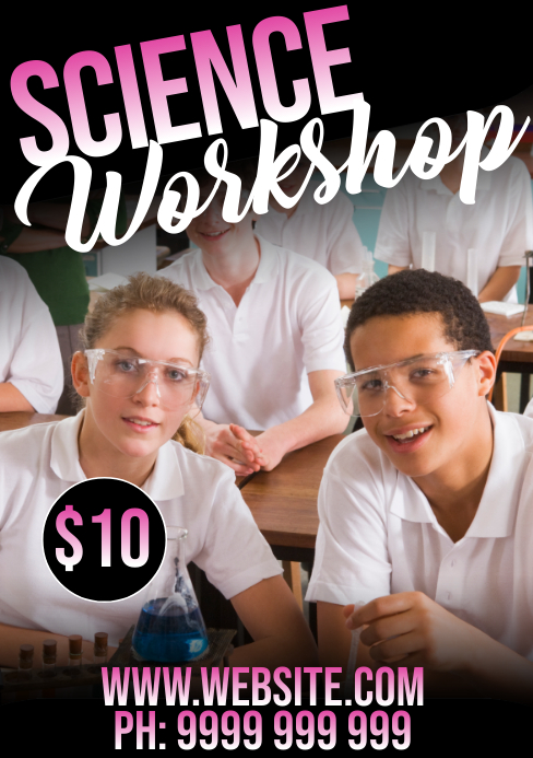 science workshop Template | PosterMyWall