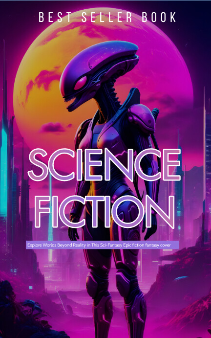 scince fiction cover Template | PosterMyWall