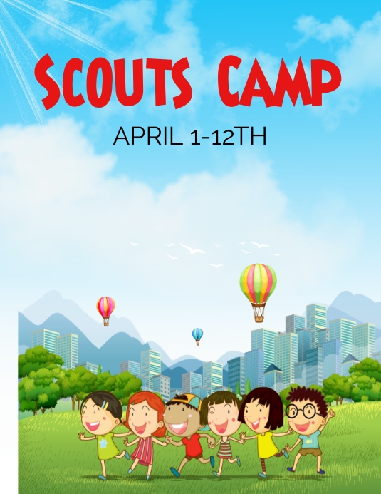 Scouts Camp Template | PosterMyWall