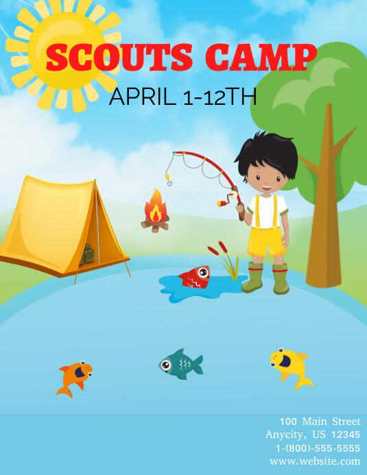 Plantilla de Scouts Camp | PosterMyWall