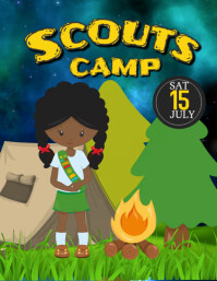 Scouts Camp Flyer Design Template | PosterMyWall