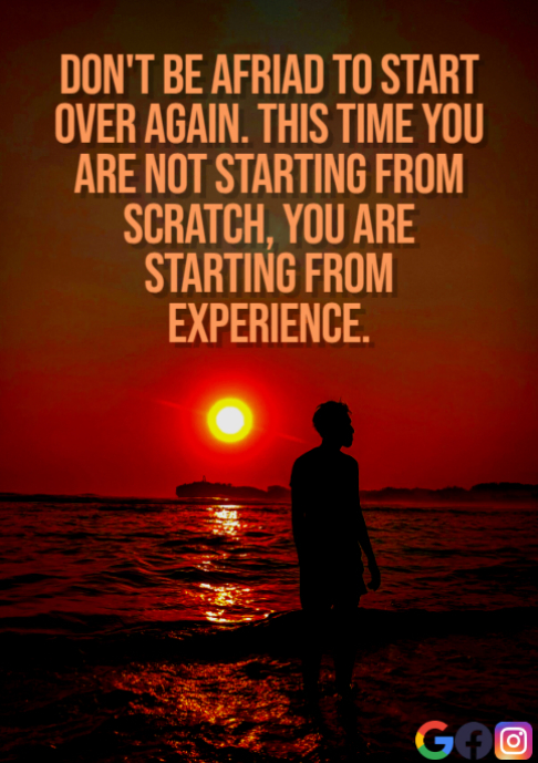 SCRATCH AND EXPERIENCE QUOTE TEMPLATE | PosterMyWall