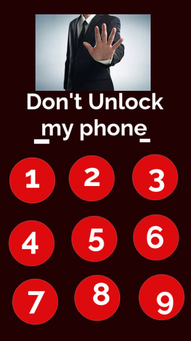 Screen lock Template | PosterMyWall