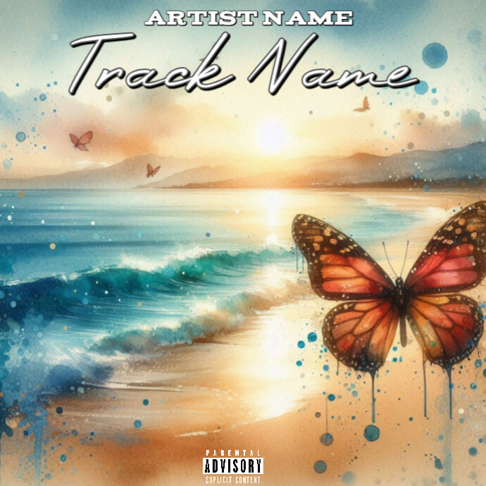 Plantilla de Sea beach mixtape cover | PosterMyWall