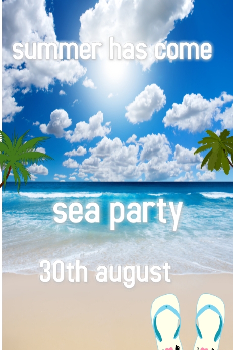 sea party Template | PosterMyWall