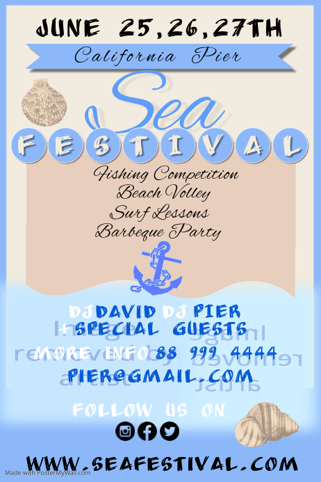 Copy of seafestival1 | PosterMyWall