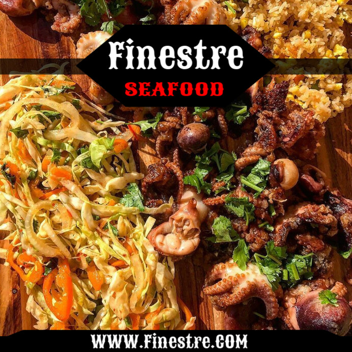 SEAFOOD Template | PosterMyWall