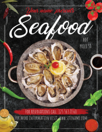 Seafood Ads Template | PosterMyWall