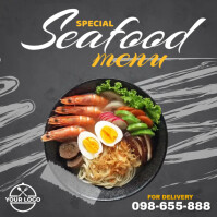Seafood Menu Template | PosterMyWall
