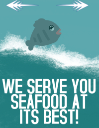 Seafood Ads Template | PosterMyWall