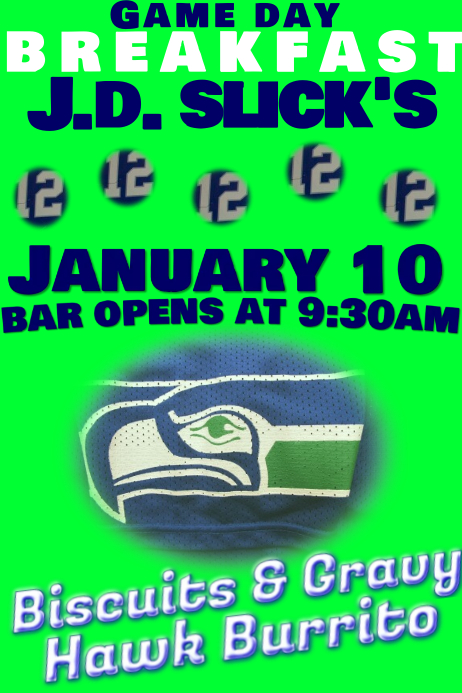 Seahawks Template | PosterMyWall