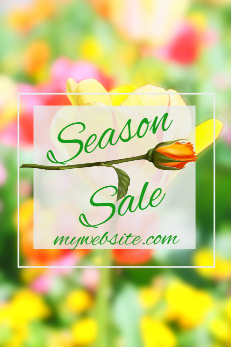 Season sale event flyer Template | PosterMyWall