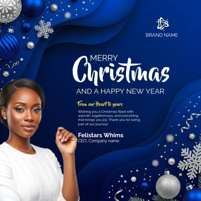 Seasons greetings | Christmas wishes template | PosterMyWall