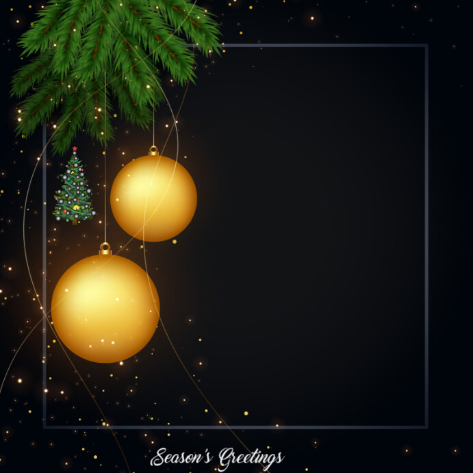 seasons greetings card Template | PosterMyWall