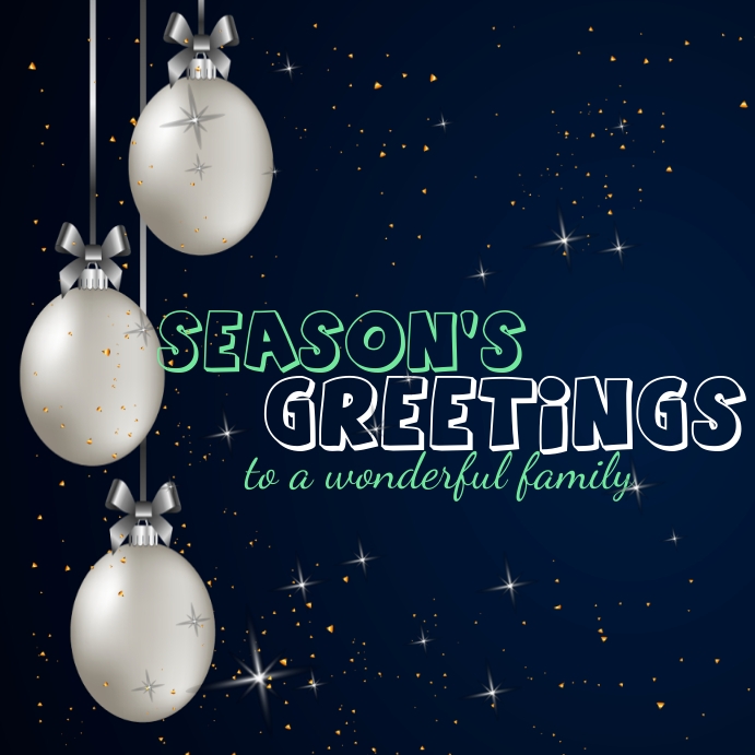 Seasons Greetings Template | PosterMyWall