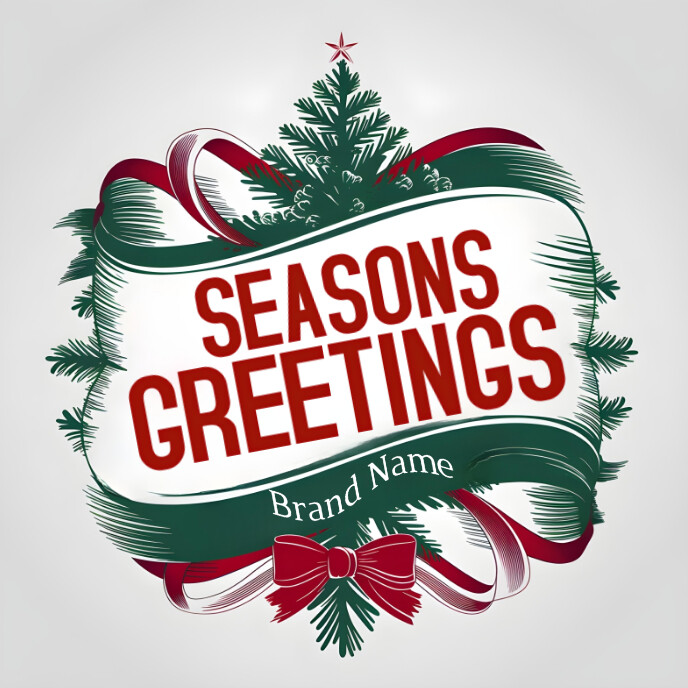 Seasons Greetings Template | PosterMyWall