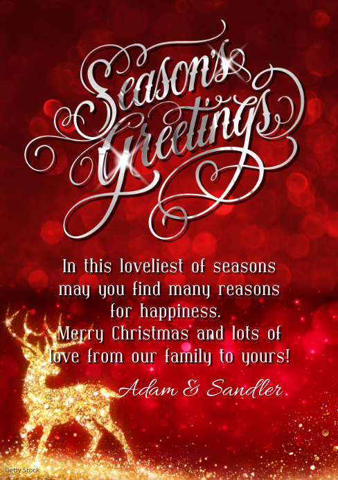 Seasons Greetings Postcard Template | PosterMyWall