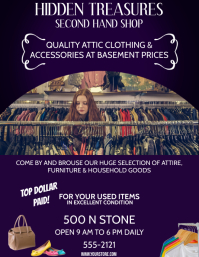 80,440+ second hand shop Customizable Design Templates | PosterMyWall