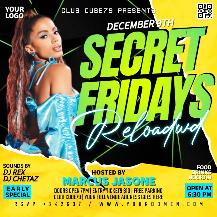 Copy of Secret Friday reloaded | PosterMyWall