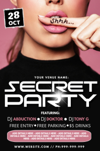 NIGHTCLUB DJ PARTY NIGHT POSTER Template | PosterMyWall