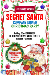 Secret Santa Template | PosterMyWall