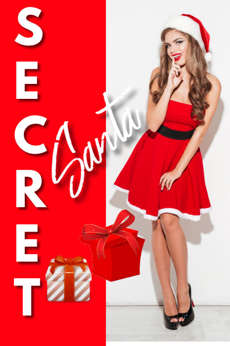 Secret Santa Template | PosterMyWall