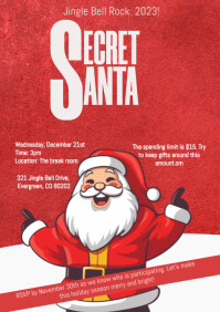 Secret Santa Template | PosterMyWall