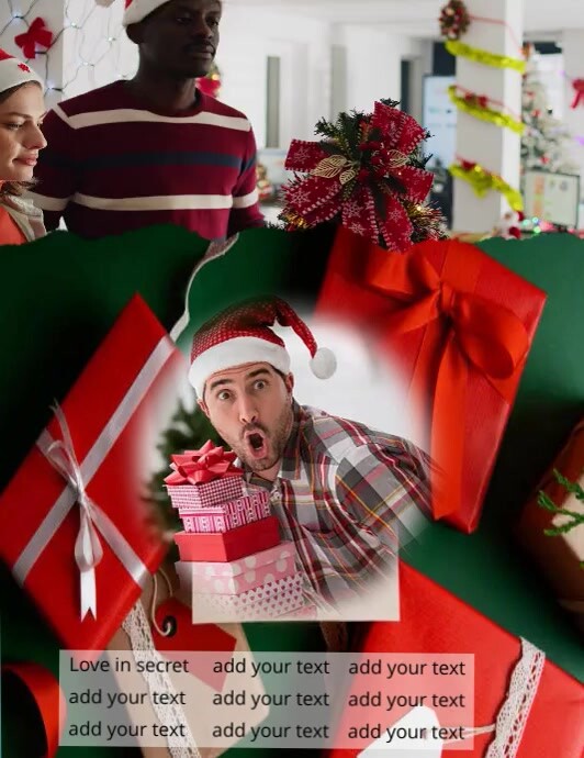 Secret Santa Template | PosterMyWall