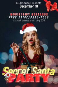 Secret Santa Template | PosterMyWall