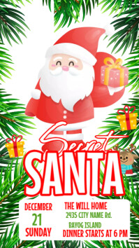secret santa Template | PosterMyWall