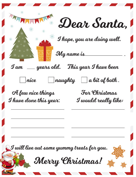Secret Santa Wish List Flyer Template | PosterMyWall