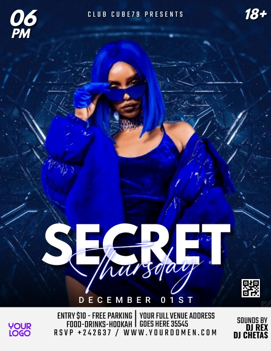 Secret Thursday Template | PosterMyWall