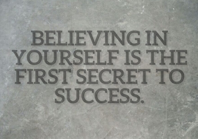 SECRET TO SUCCESS QUOTE TEMPLATE | PosterMyWall