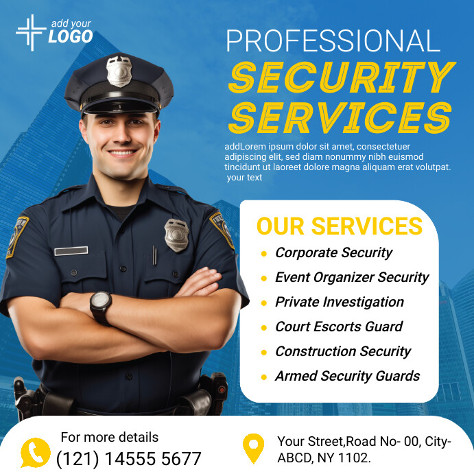 security guards agency Template | PosterMyWall