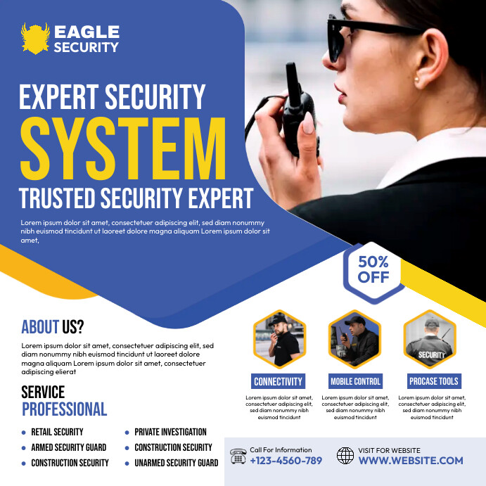 security service flyer Templat | PosterMyWall