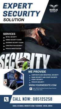 security service flyer Template | PosterMyWall