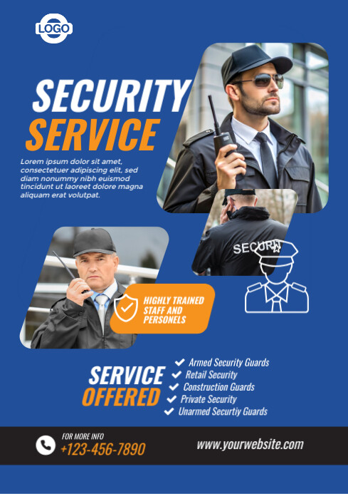 Security Service Flyer Template | PosterMyWall