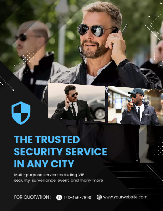 security service template | PosterMyWall