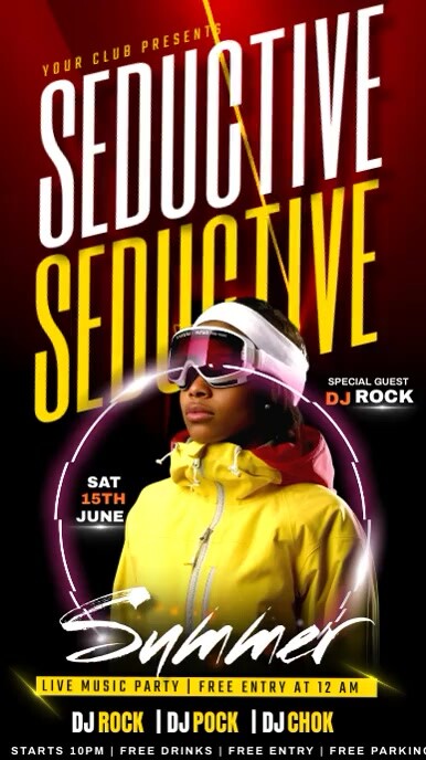 Plantilla de seductive night party/party flyer | PosterMyWall