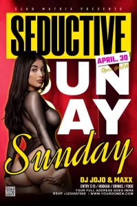 Seductive sunday Template | PosterMyWall