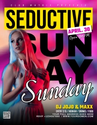 Seductive sunday Template | PosterMyWall